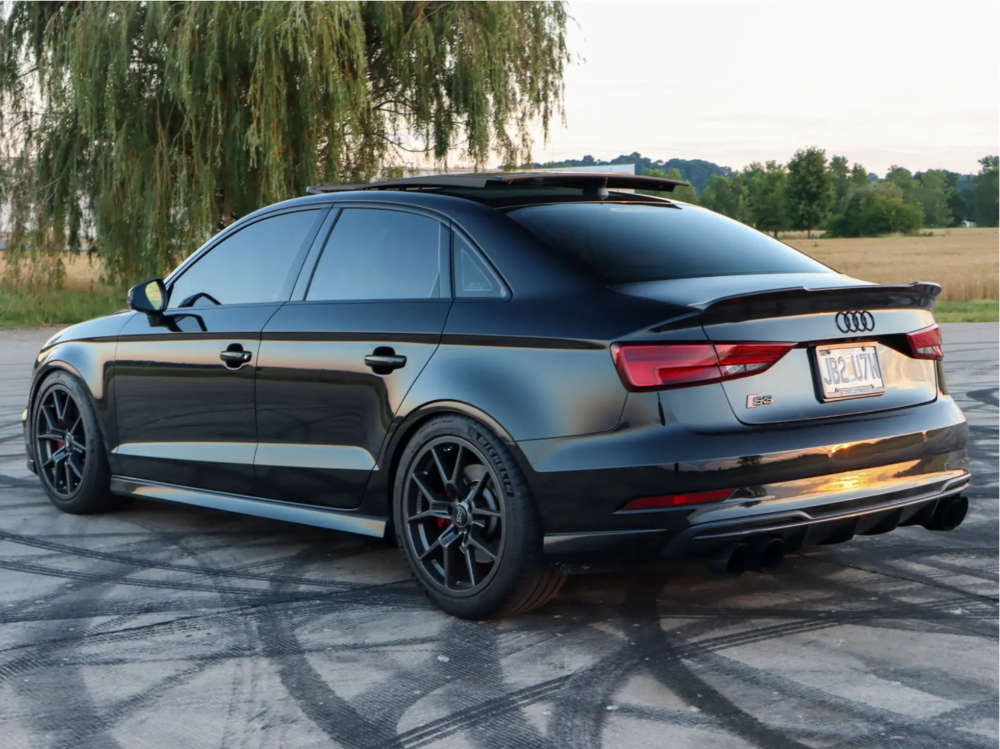 2017 Audi S3 with 18x9 45 Neuspeed Rse10 and 255/40R18 Michelin Pilot ...