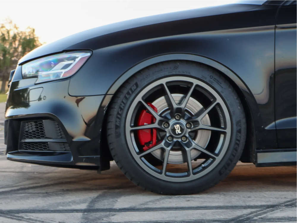2017 Audi S3 with 18x9 45 Neuspeed Rse10 and 255/40R18 Michelin Pilot ...