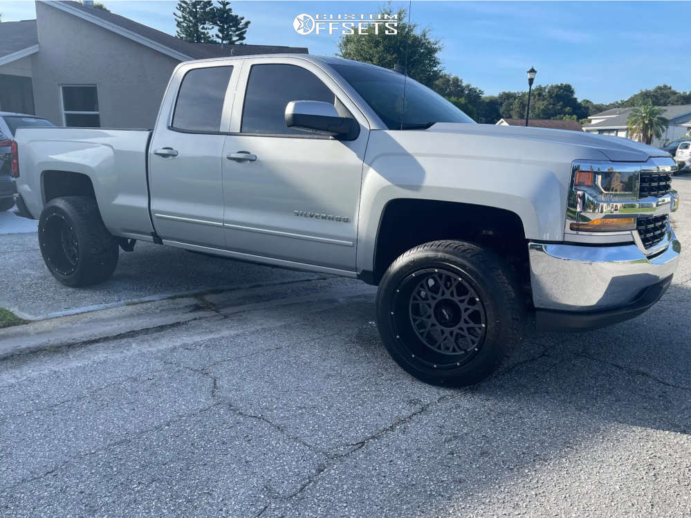 2018 Chevrolet Silverado 1500 with 20x12 -51 Vision Rocker and 305 ...