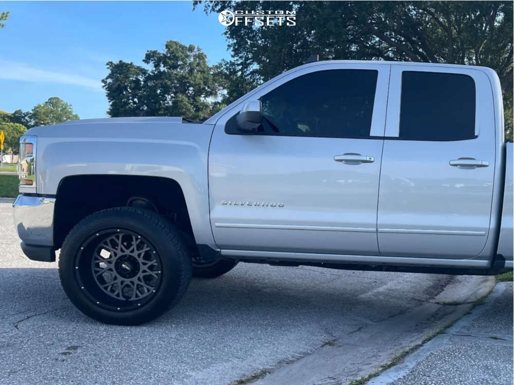 2018 Chevrolet Silverado 1500 with 20x12 -51 Vision Rocker and 305 ...