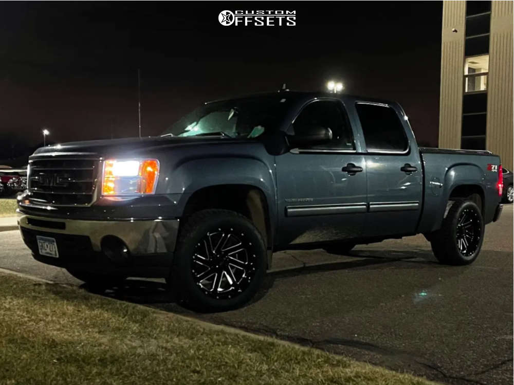 2013 GMC Sierra 1500 with 20x10 -18 Massiv Offroad Or4 and 275/60R20 ...