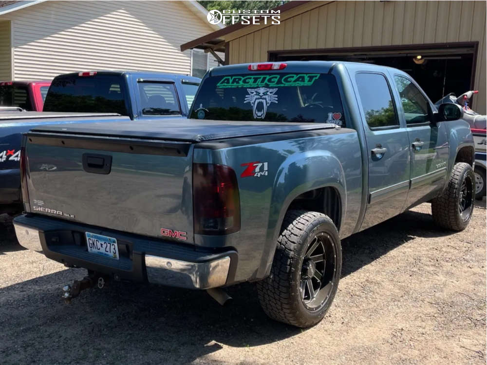 2013 GMC Sierra 1500 with 20x10 -18 Massiv Offroad Or4 and 275/60R20 ...