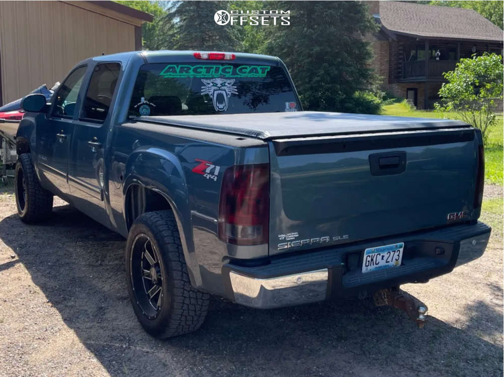 2013 GMC Sierra 1500 with 20x10 -18 Massiv Offroad Or4 and 275/60R20 ...