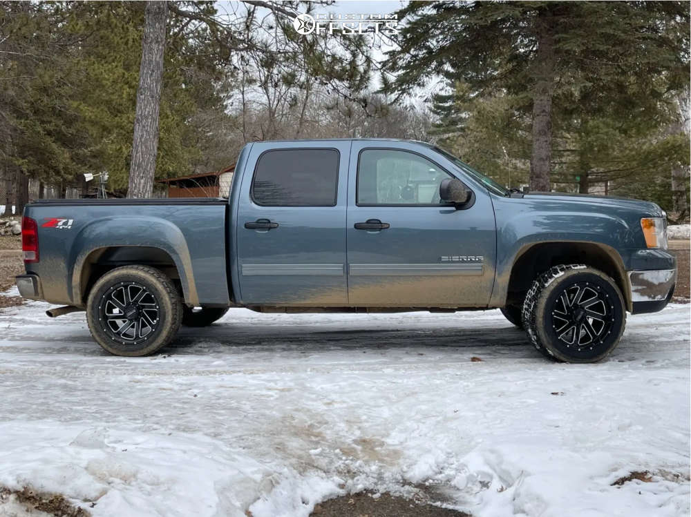 2013 GMC Sierra 1500 with 20x10 -18 Massiv Offroad Or4 and 275/60R20 ...