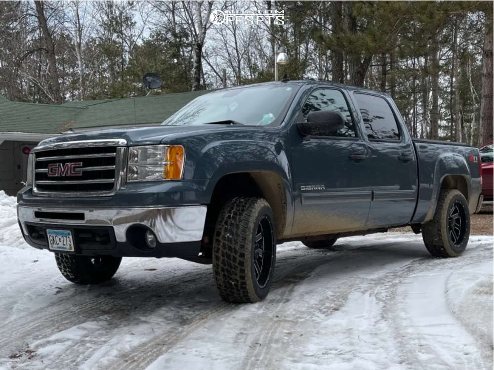 2013 GMC Sierra 1500 with 20x10 -18 Massiv Offroad Or4 and 275/60R20 ...