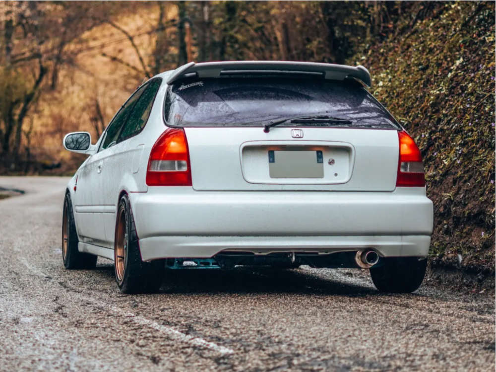 2000 Honda Civic with 15x7.5 26 Japan Racing Jr12 and 195/50R15 ...