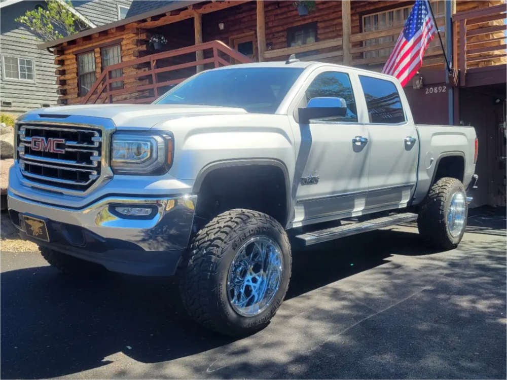 2018 GMC Sierra 1500 with 20x12 -51 Vision Rocker and 35/12.5R20 ...