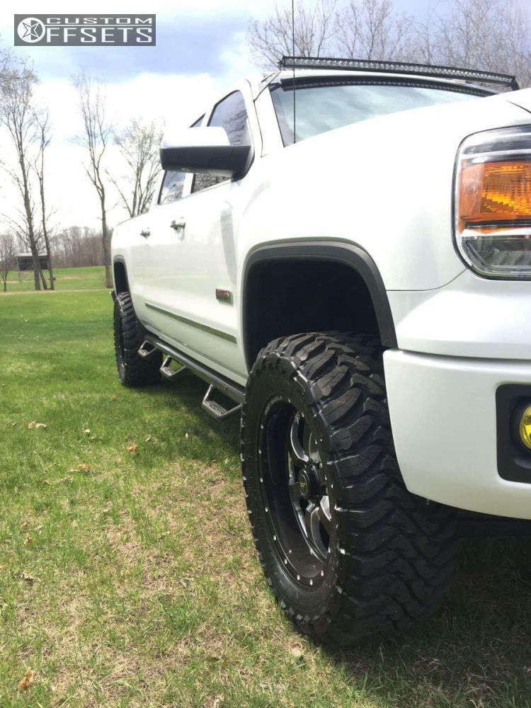 2014 GMC Sierra 1500 with 20x9 BMF Novakane and 35/12.5R20 Toyo Tires ...