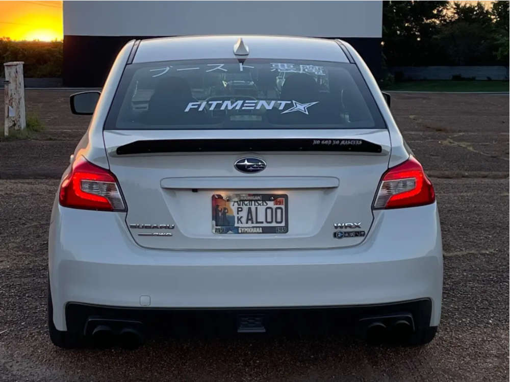 2020 Subaru WRX with 18x8.75 35 XXR 550 and 245/40R18 Cosmo Mucho Macho ...