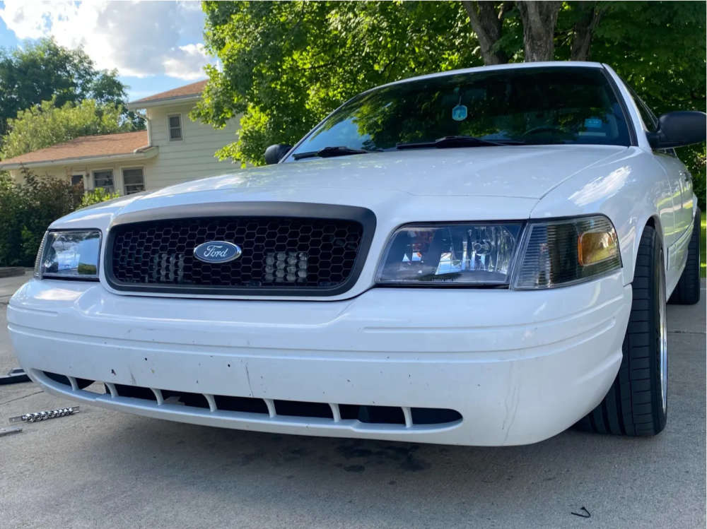 2007 Ford Crown Victoria with 18x9 24 OE Performance FR500 and 245 ...