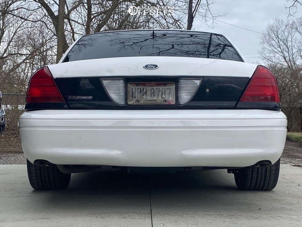 2007 Ford Crown Victoria with 18x9 24 OE Performance FR500 and 245 ...