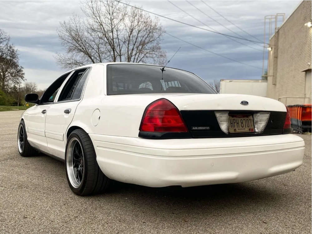 2007 Ford Crown Victoria with 18x9 24 OE Performance FR500 and 245 ...