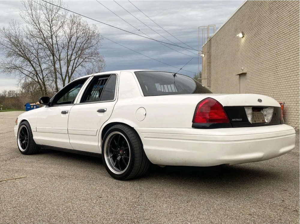 2007 Ford Crown Victoria with 18x9 24 OE Performance FR500 and 245 ...