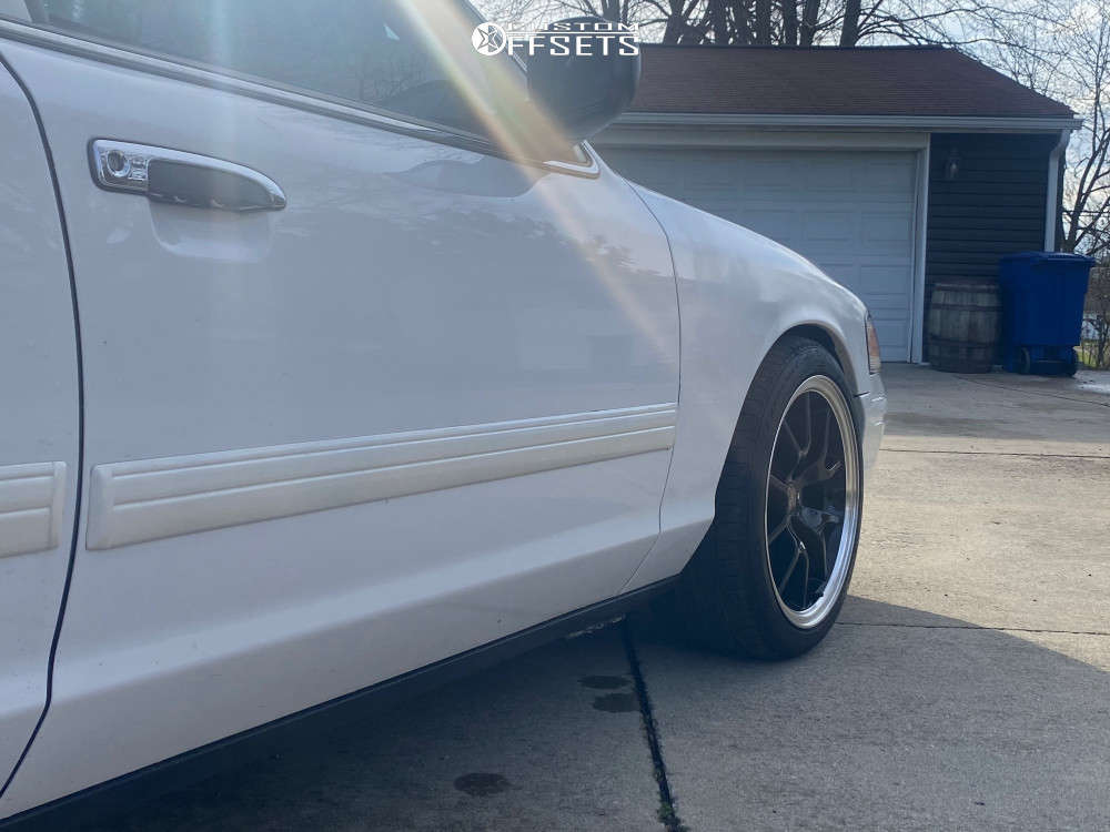 2007 Ford Crown Victoria with 18x9 24 OE Performance FR500 and 245 ...