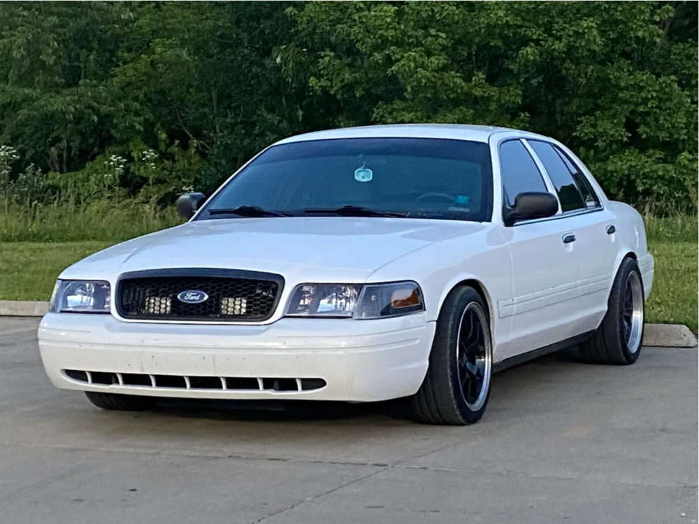 2007 Ford Crown Victoria with 18x9 24 OE Performance FR500 and 245 ...