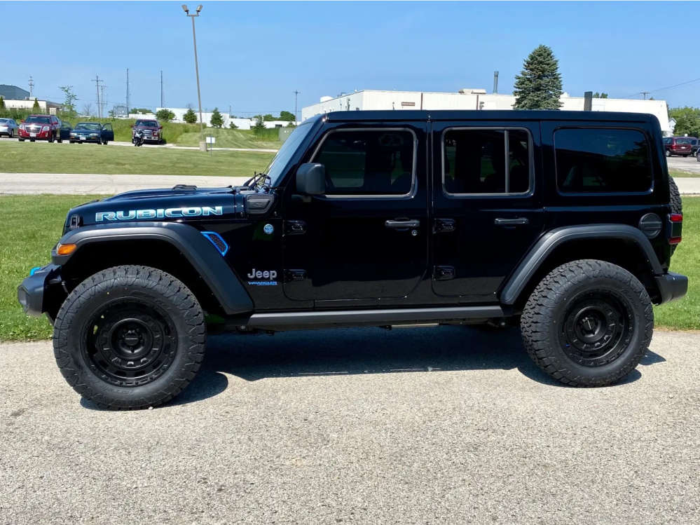 2022 Jeep Wrangler with 20x9.5 -18 Vision Tactical and 35/12.5R20 AMP ...