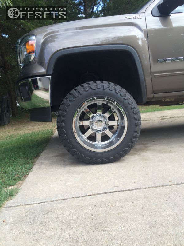 2014 GMC Sierra 1500 with 20x12 -44 Gear Off-Road Big Block and 35/12 ...