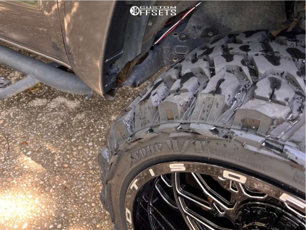 2012 Toyota Tacoma with 22x12 -44 TIS 544BM and 33/12.5R22 Gladiator ...