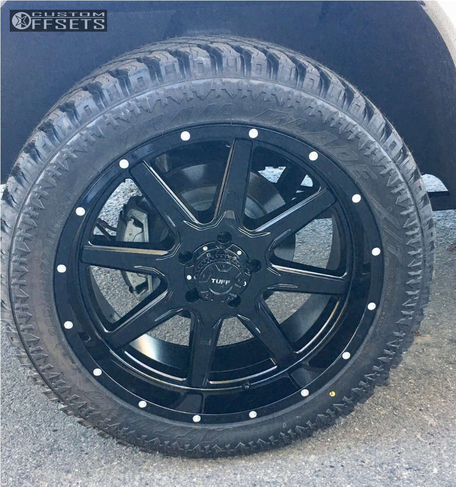 2017 Ram 1500 with 22x10 -19 Tuff T15 and 305/45R22 Atturo Trail Blade ...