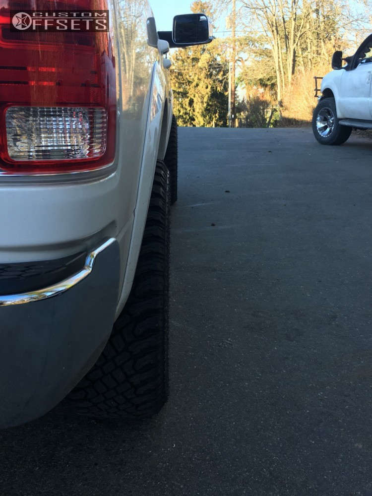 2017 Ram 1500 with 22x10 -19 Tuff T15 and 305/45R22 Atturo Trail Blade ...