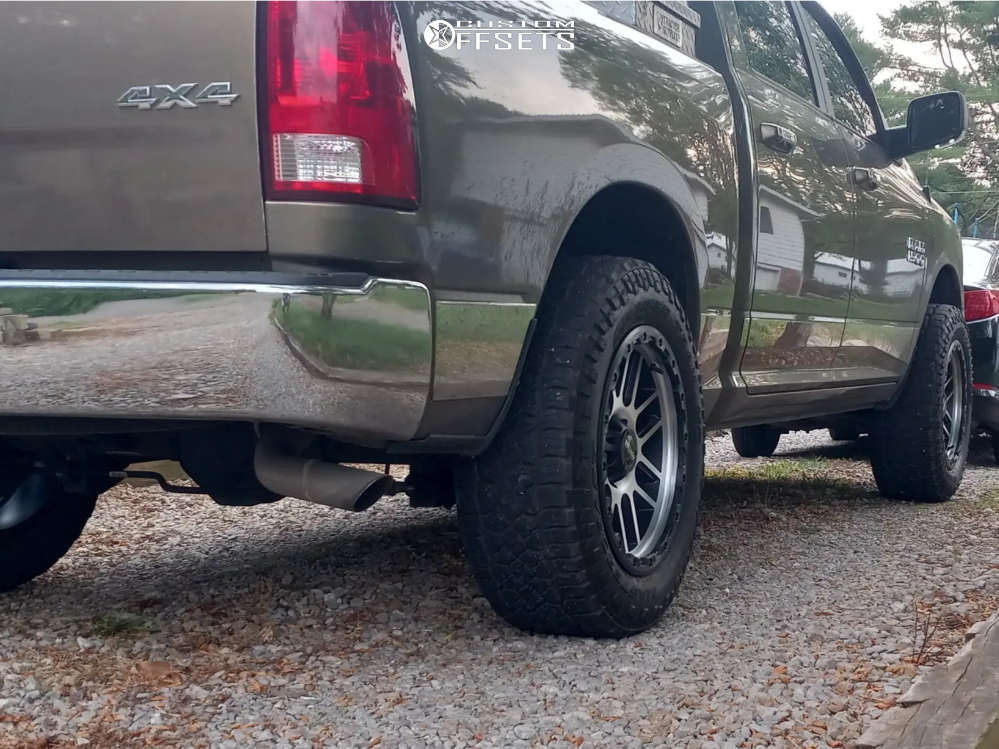 2015 Ram 1500 with 20x9 -12 Vision Nemesis and 285/55R20 Mastercraft ...