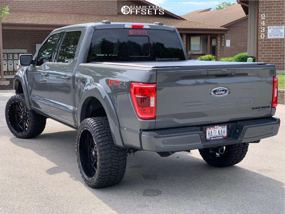 2021 Ford F-150 with 24x12 -50 Ballistic Rage and 35/13.5R24 Patriot ...