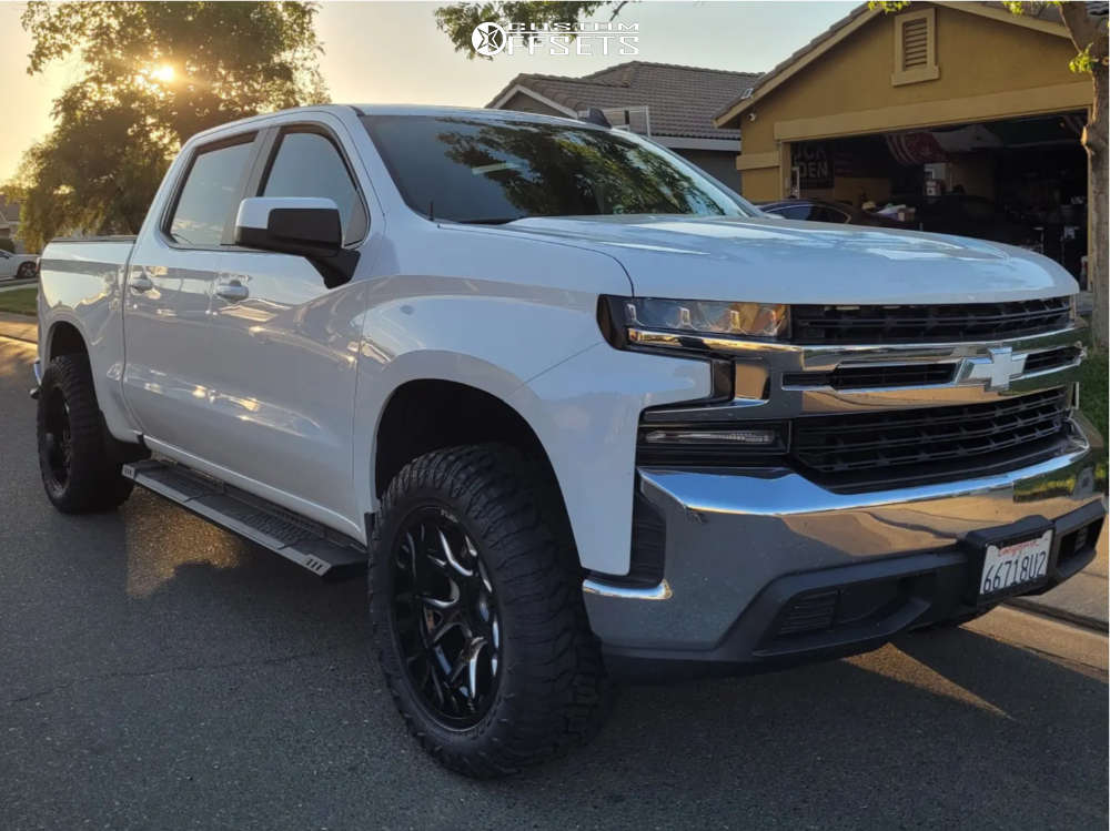 2019 Chevrolet Silverado 1500 with 20x10 -19 Hostile Rage and 33/12 ...