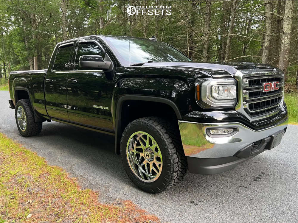 2016 GMC Sierra 1500 with 20x10 -19 Hostile Sprocket and 285/55R20 ...