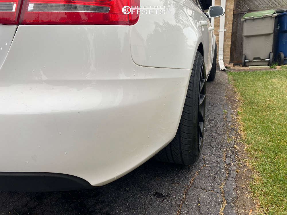 2012 Audi A4 Quattro with 19x10.5 30 ESR Rf2 and 245/40R19 Vercelli ...