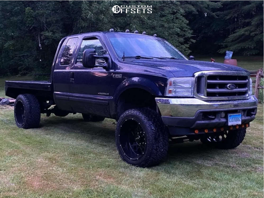 2001 Ford F-250 Super Duty with 22x12 -51 Vision Rocker 412 and 35/12 ...