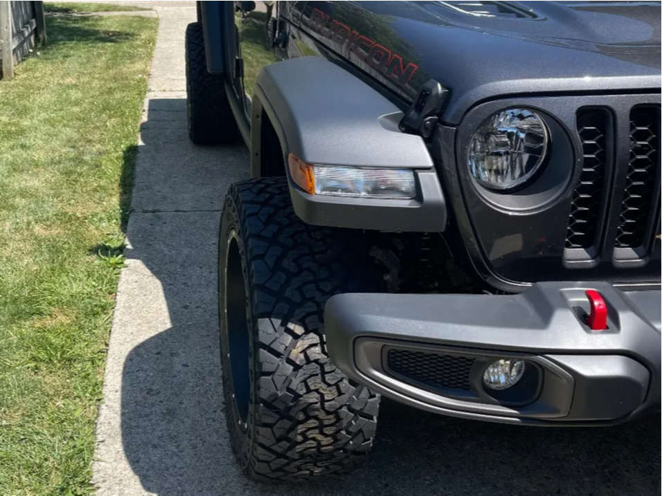 2022 Jeep Gladiator with 20x10 -25 Vision Rocker and 33/12.5R20 Venom ...