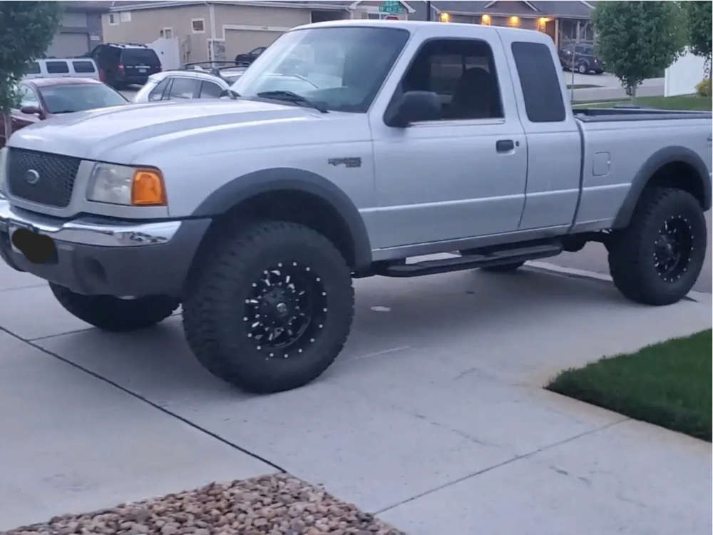 2001 Ford Ranger with 17x9 -12 Fuel Krank and 33/12.5R17 Nitto Ridge ...