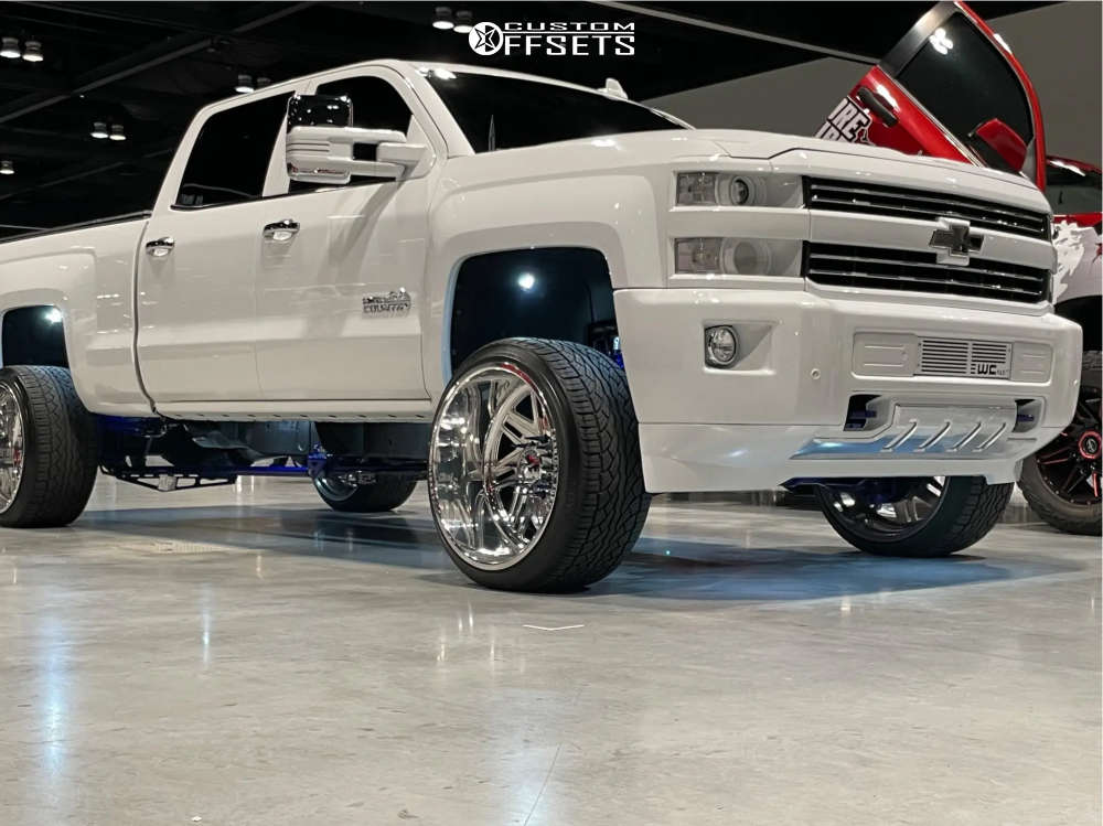 2015 Chevrolet Silverado 2500 HD with 24x14 -73 American Force Carver ...