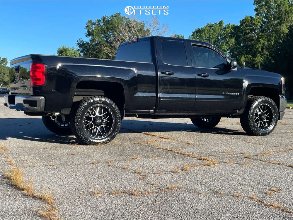 2018 Chevrolet Silverado 1500 with 20x9 18 Moto Metal Mo986 and 295 ...