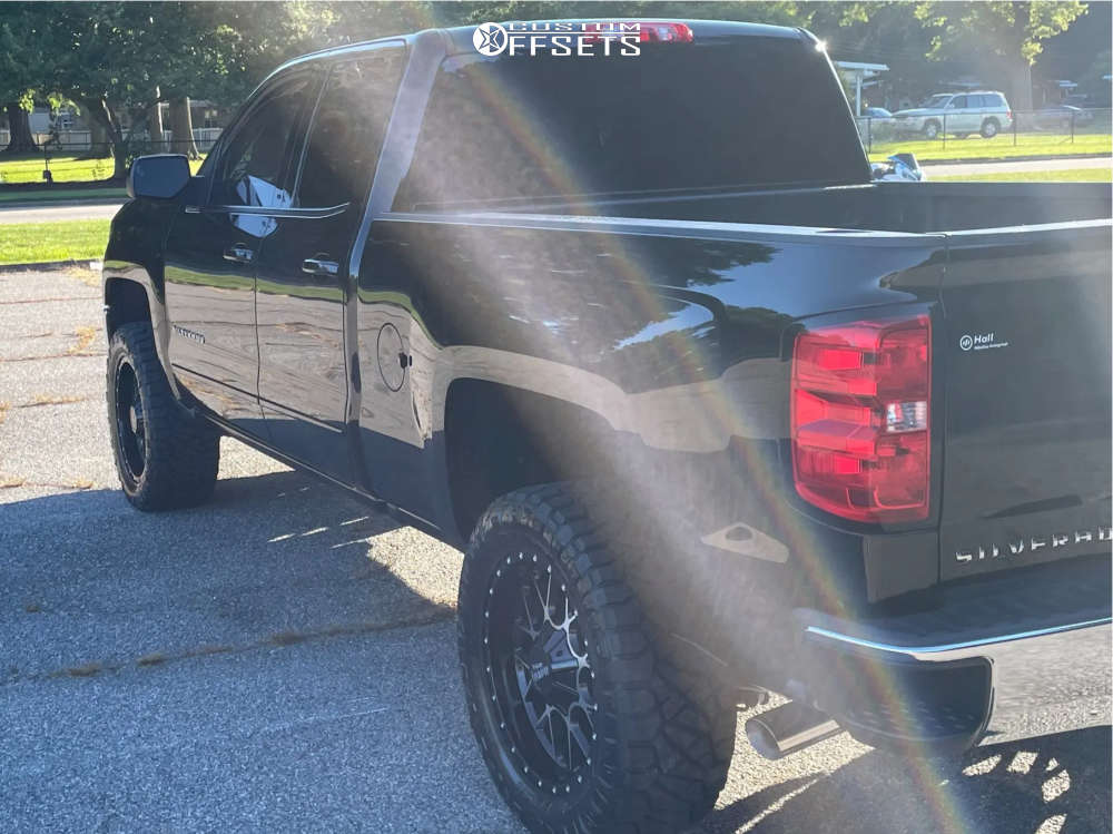 2018 Chevrolet Silverado 1500 with 20x9 18 Moto Metal Mo986 and 295 ...