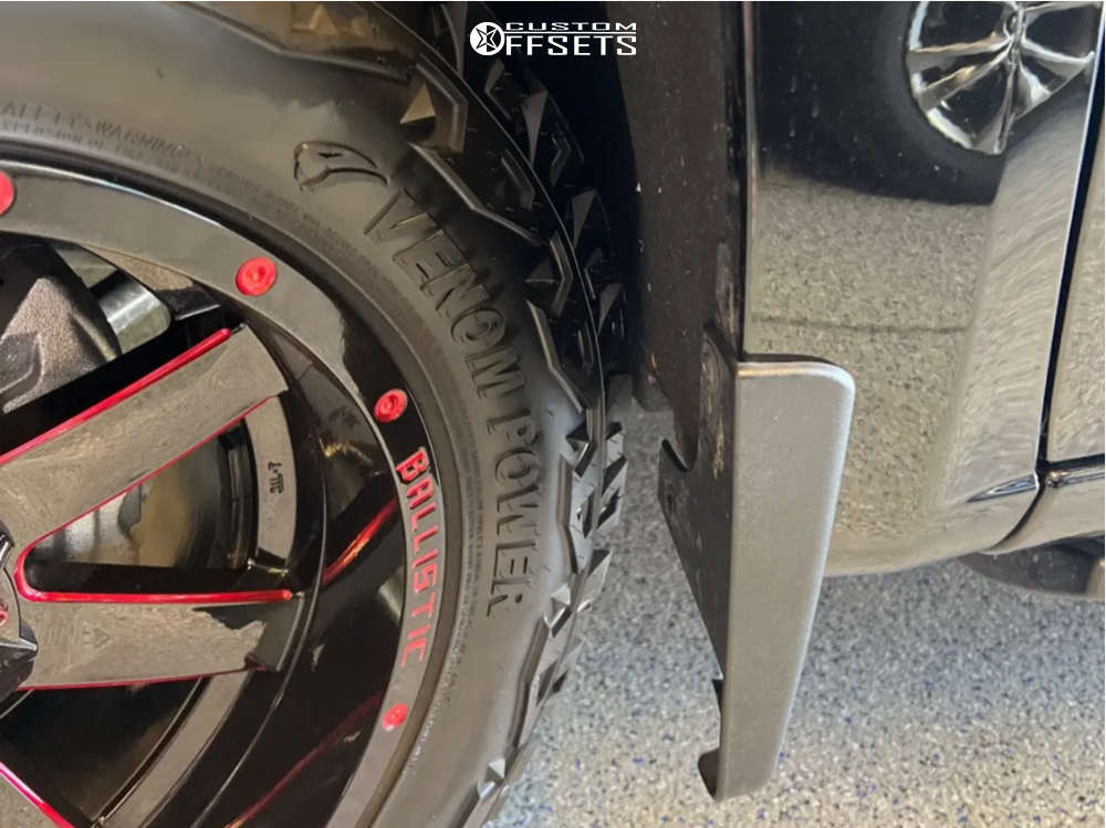 2021 Chevrolet Silverado 1500 with 20x10 -19 Ballistic Rage and 33/12 ...