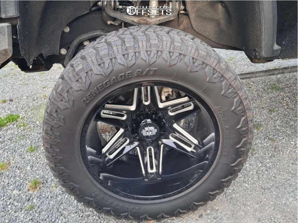 2021 Chevrolet Silverado 2500 HD with 22x12 -51 Vision Razor and 37/13 ...