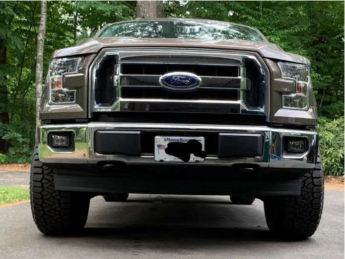 2017 Ford F-150 with 17x9 -12 Rock Trix RT113 and 315/70R17 Kenda ...