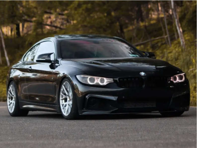 2016 BMW 435i XDrive with 18x9.5 35 ESR Rf11 and 245/40R18 Vercelli ...