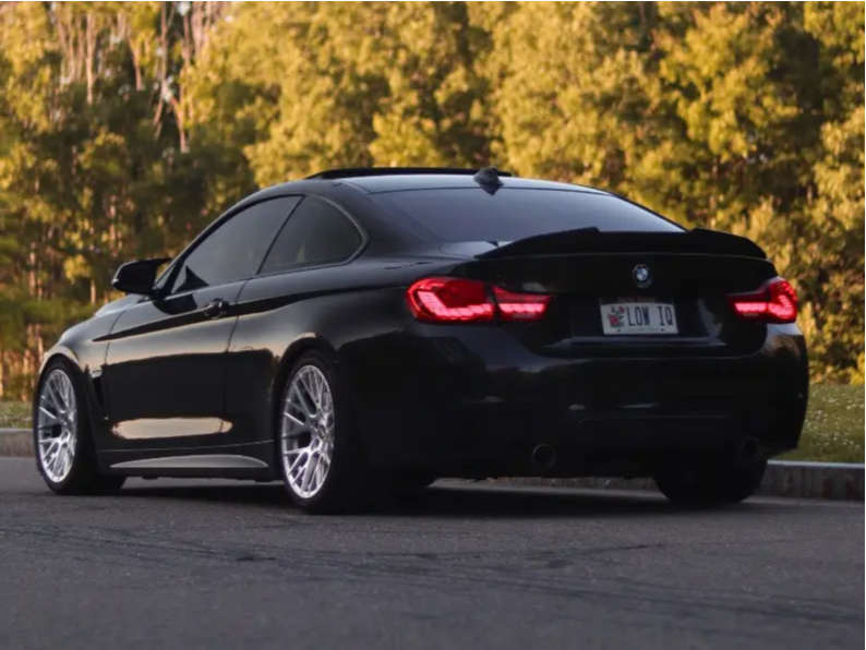 2016 BMW 435i XDrive with 18x9.5 35 ESR Rf11 and 245/40R18 Vercelli ...