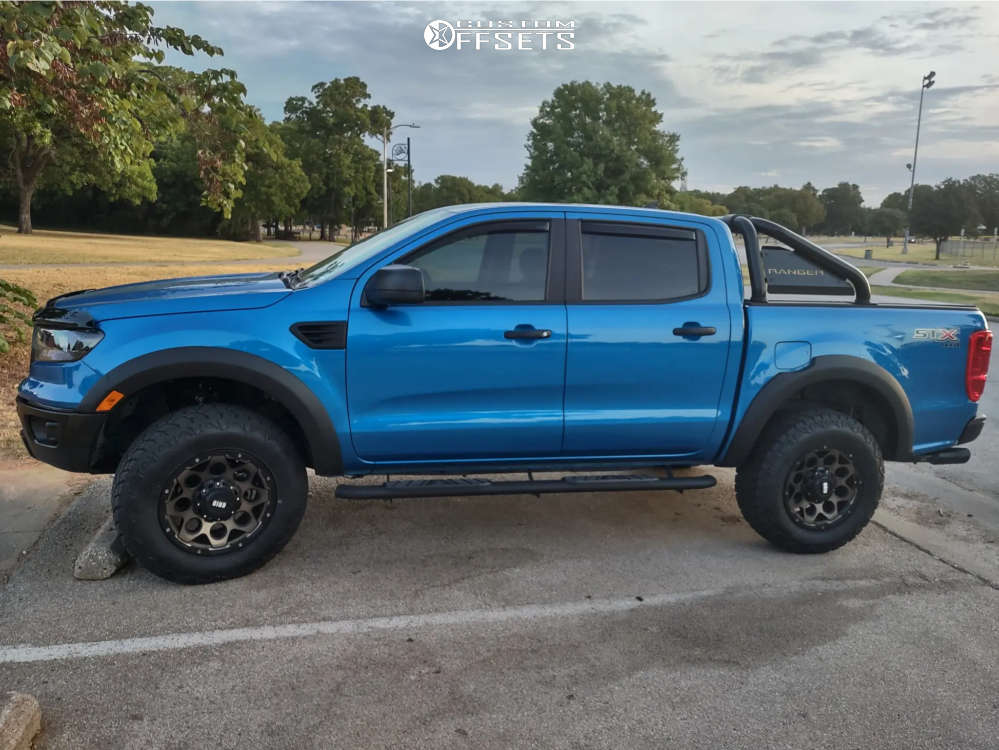 2021 Ford Ranger with 18x9 15 Grid GD08 and 275/70R18 Predator New ...