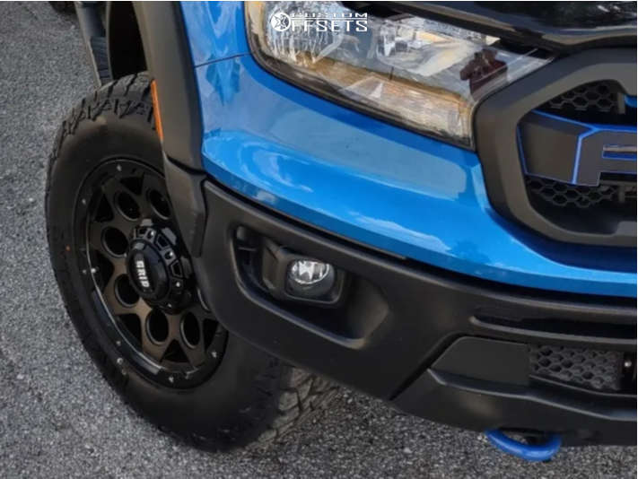 2021 Ford Ranger with 18x9 15 Grid GD08 and 275/70R18 Predator New ...