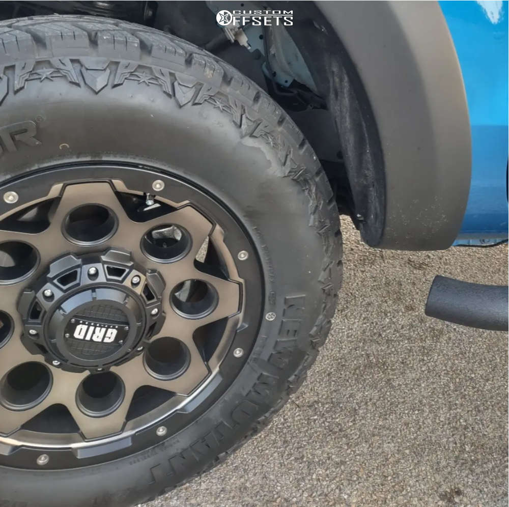 2021 Ford Ranger with 18x9 15 Grid GD08 and 275/70R18 Predator New ...