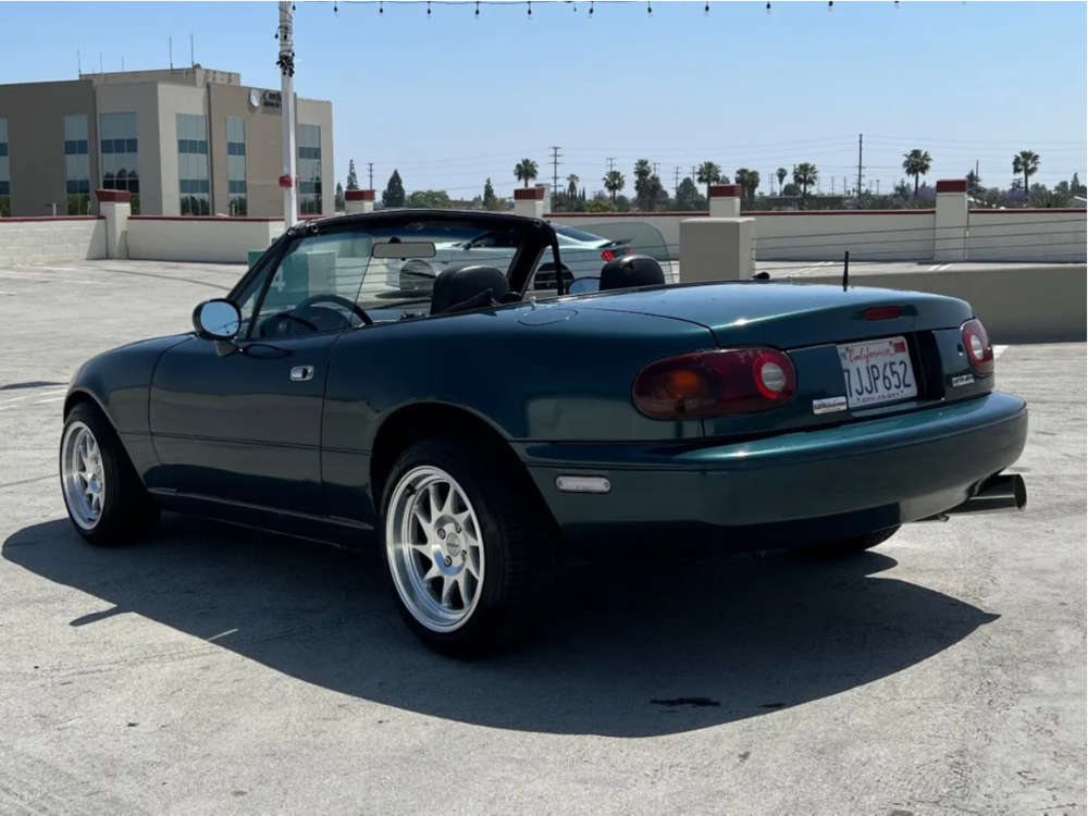 1996 Mazda Miata with 15x8 20 Whistler Kr7 and 195/50R15 Falken Ziex ...
