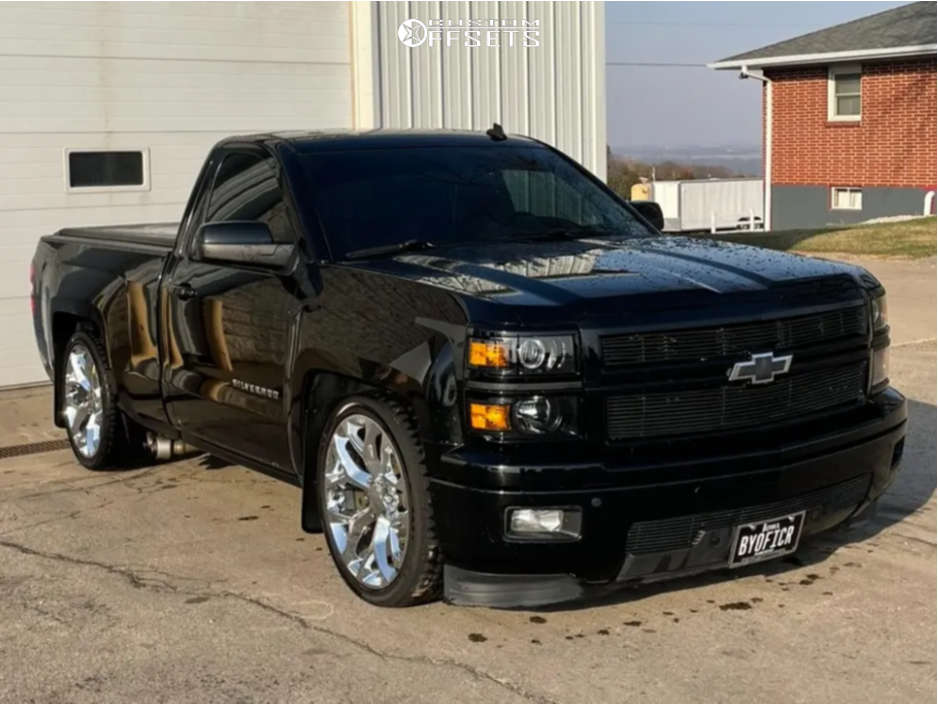 2014 Chevrolet Silverado 1500 with 22x9 24 OE Performance 176 and 285 ...