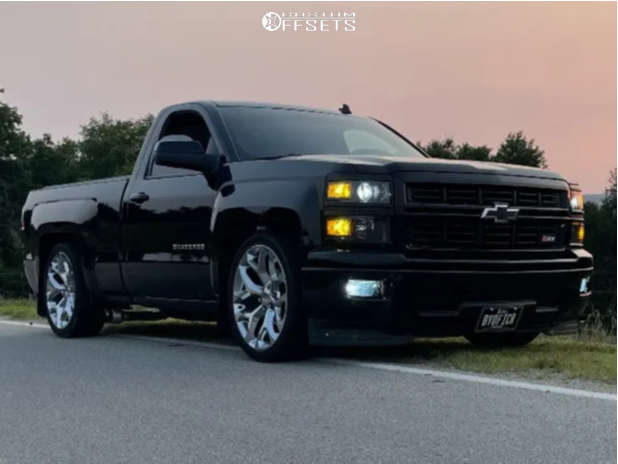 2014 Chevrolet Silverado 1500 with 22x9 24 OE Performance 176 and 285 ...