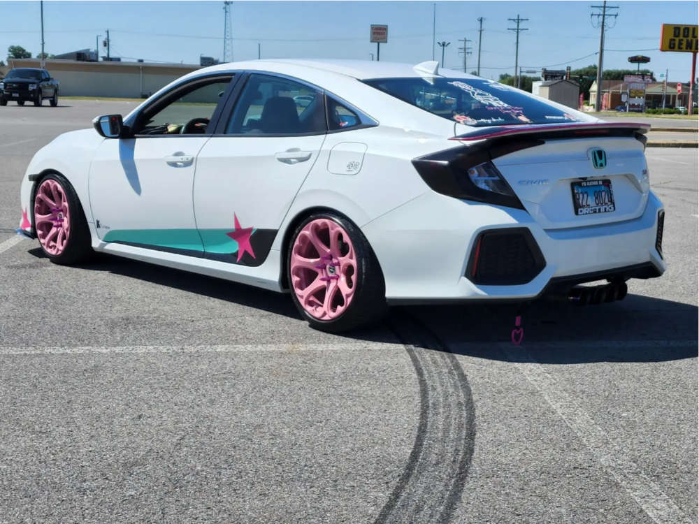 Pink Honda Civic Si Interior