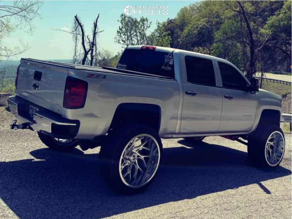 2014 Chevrolet Silverado 1500 with 26x14 -75 Fuel Runner and 37/13.5R26 ...