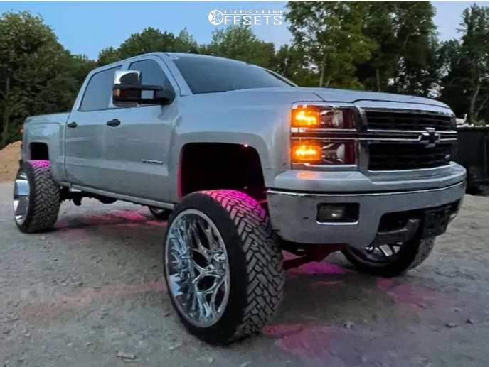 2014 Chevrolet Silverado 1500 with 26x14 -75 Fuel Runner and 37/13.5R26 ...