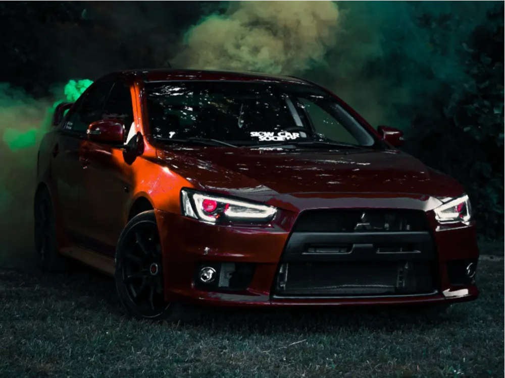 2017 Mitsubishi Lancer with 18x8 38 Drag Concepts R31 and 225/40R18 ...
